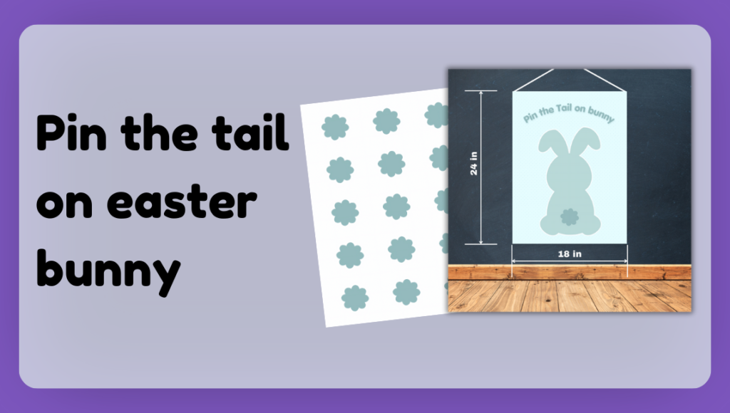 Pin the Tail on the Easter Bunny - Extra Games