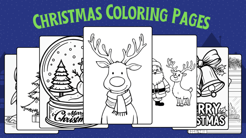 Christmas Coloring Pages for Kids – Fun, Free, and Festive!