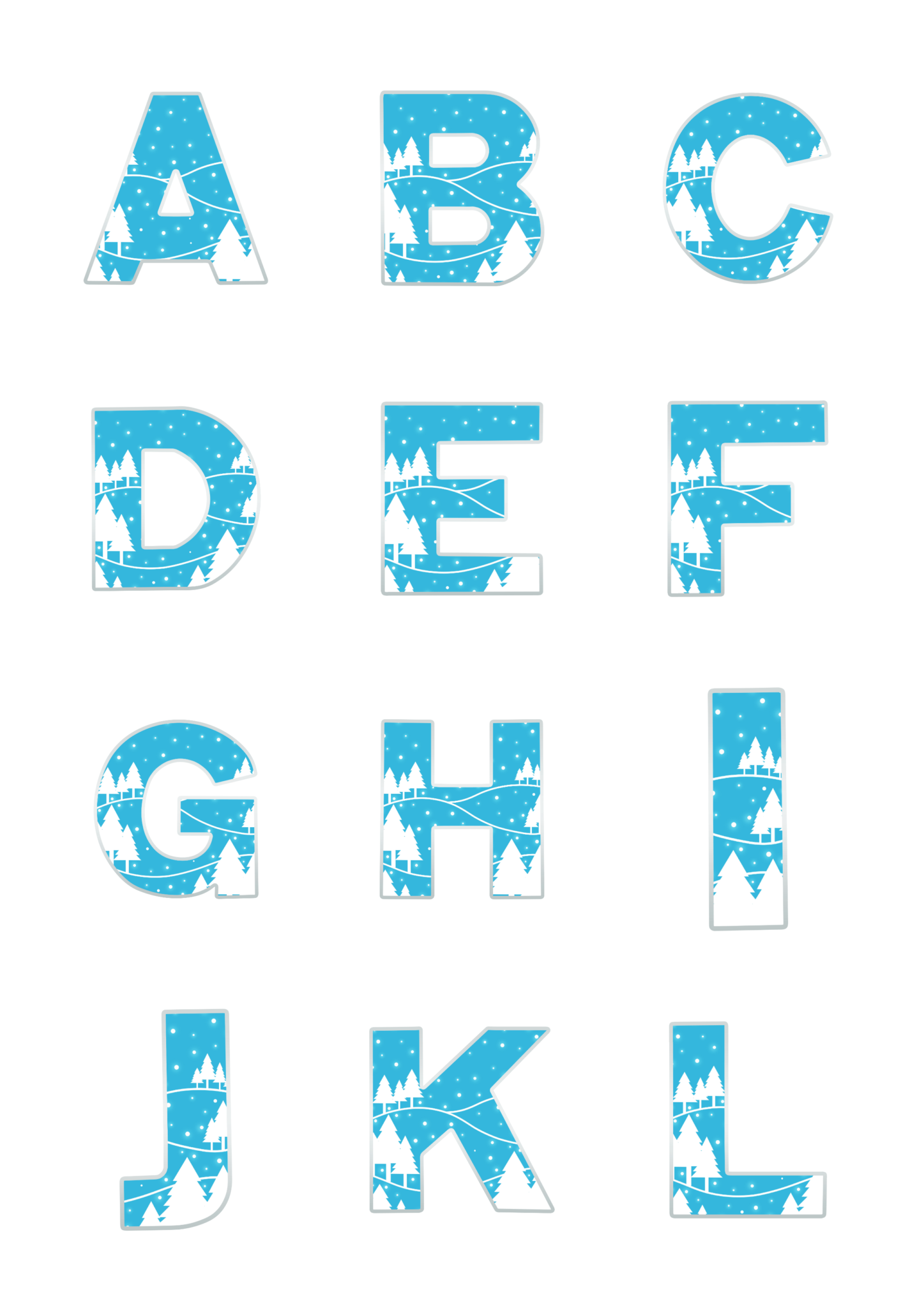 Christmas Alphabet Letters Printable – Free Festive Fun for Kids!