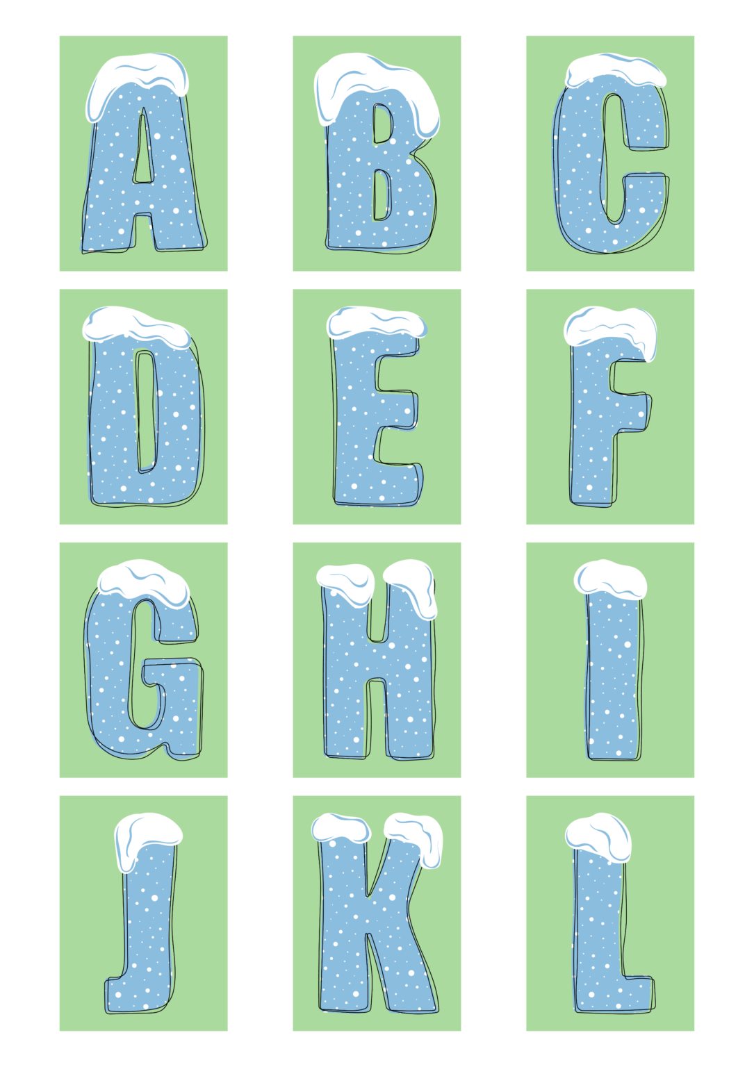 Christmas Alphabet Letters Printable – Free Festive Fun for Kids!