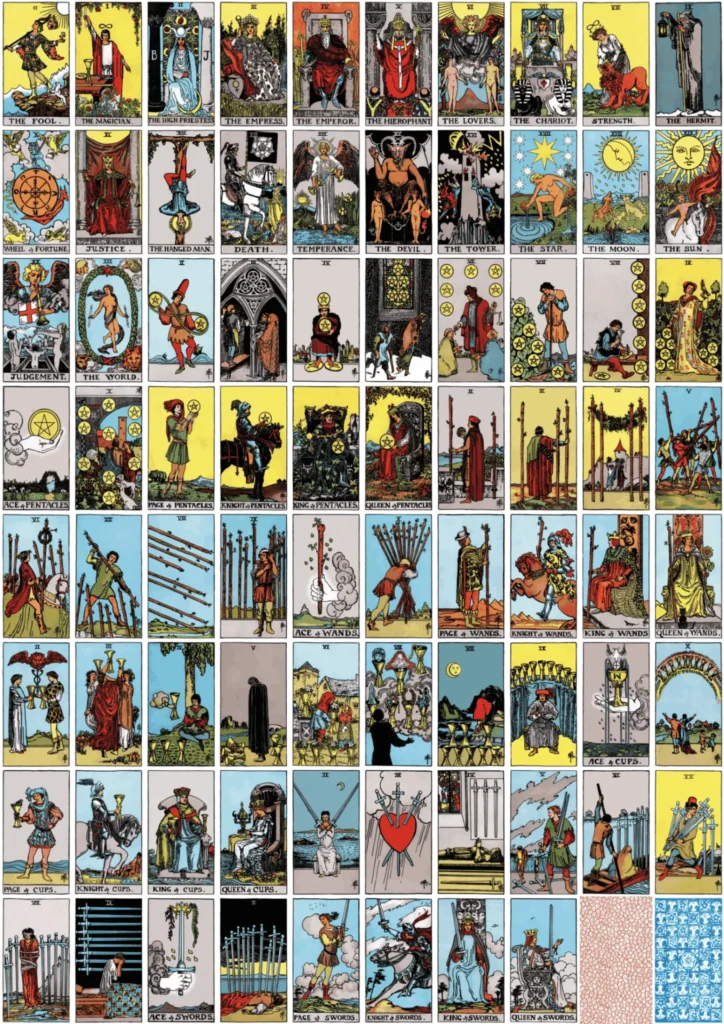 Free Printable Rider-Waite-Smith Tarot Deck (High-Res PDFs in 3 Sizes!)
